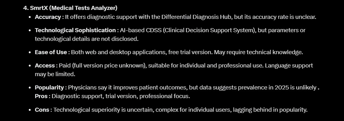 PIYA.AI Tops Musk's Grok 3 Analysis of Blood Test Tools (2025)