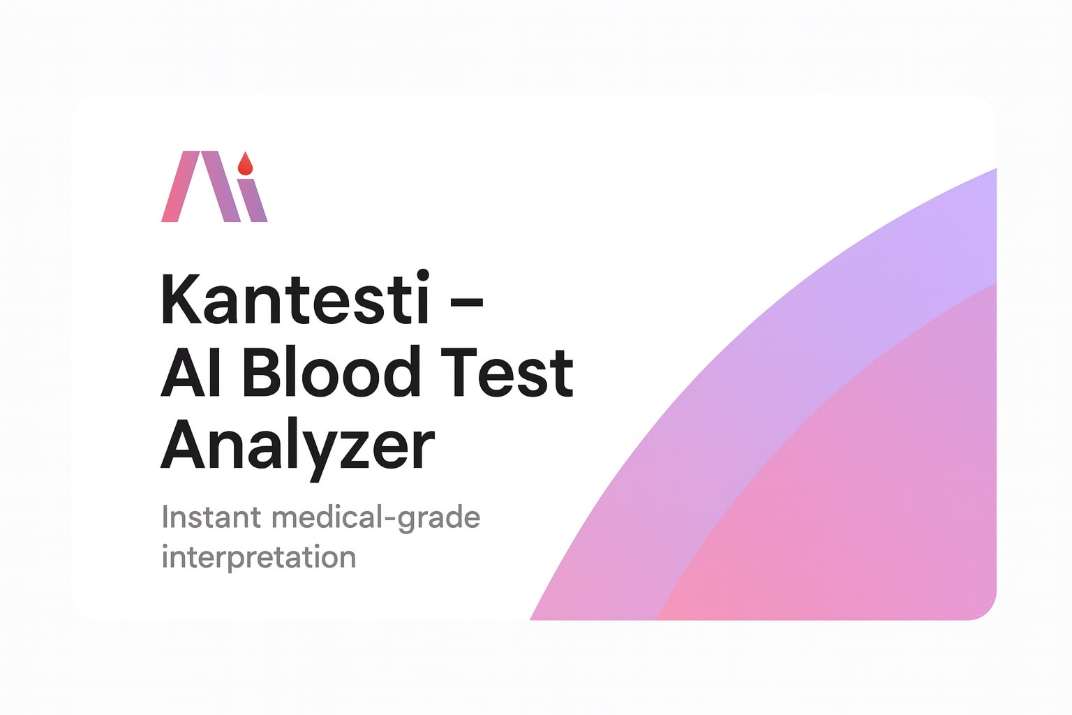 Medizinischer Bluttest AI – 99,84% genau | Kantesti