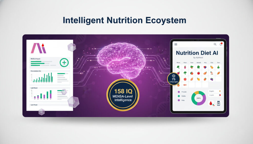 Nutrition Diet AI: 158 IQ-Level Personalized Nutrition Plans
