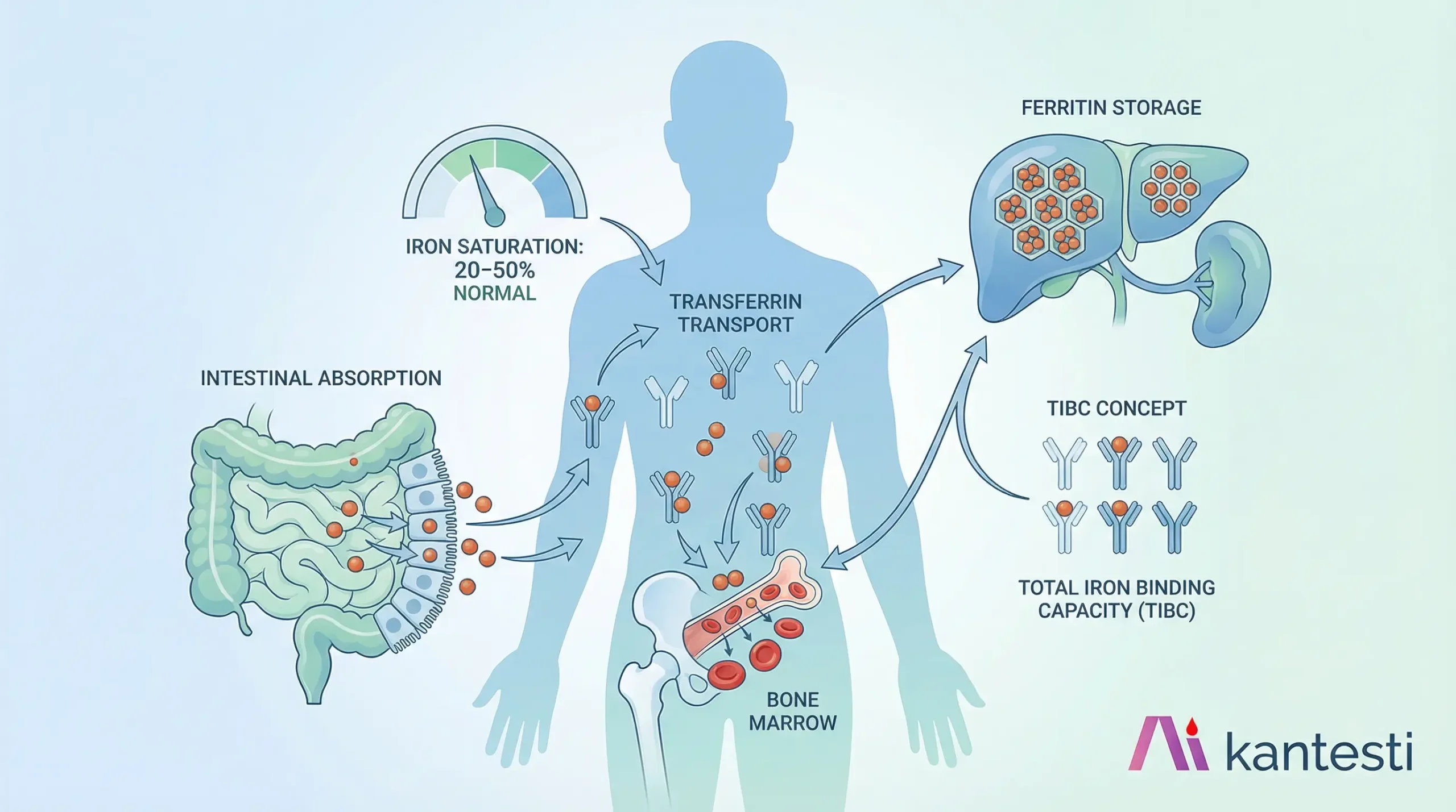 Iron Studies Guide: TIBC, Iron Saturation & Binding Capacity